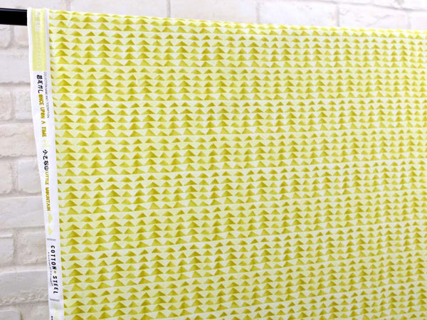 Cotton + Steel Once Upon A Time Little Mountain Knits - Citron - half ...